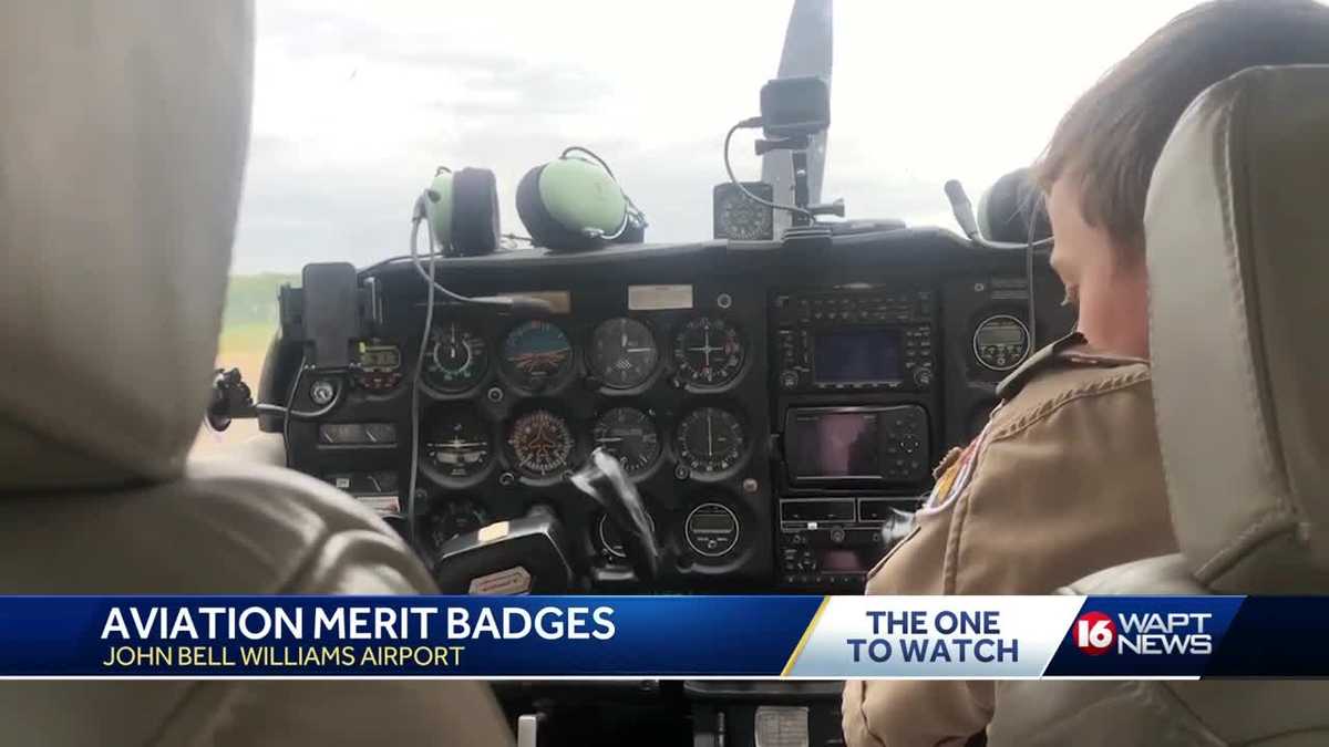 Boy scouts get a chance to see what aviation is all about