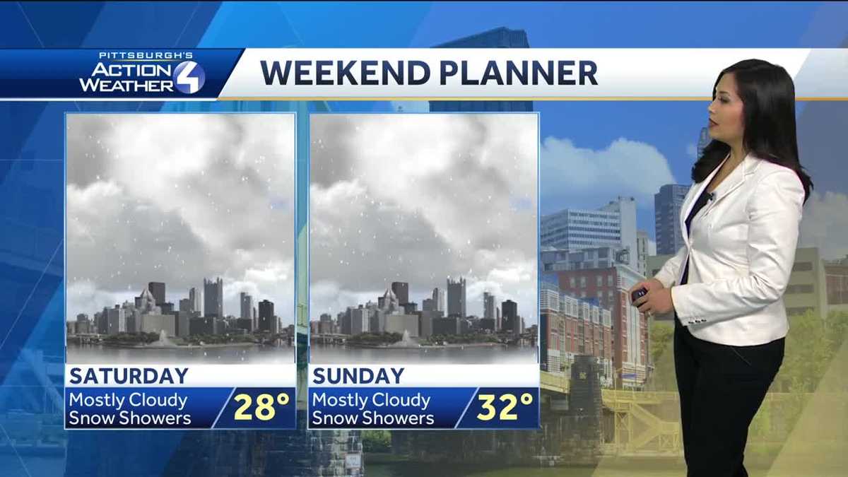 Pittsburgh weekend weather forecast: Scattered snow showers Saturday ...