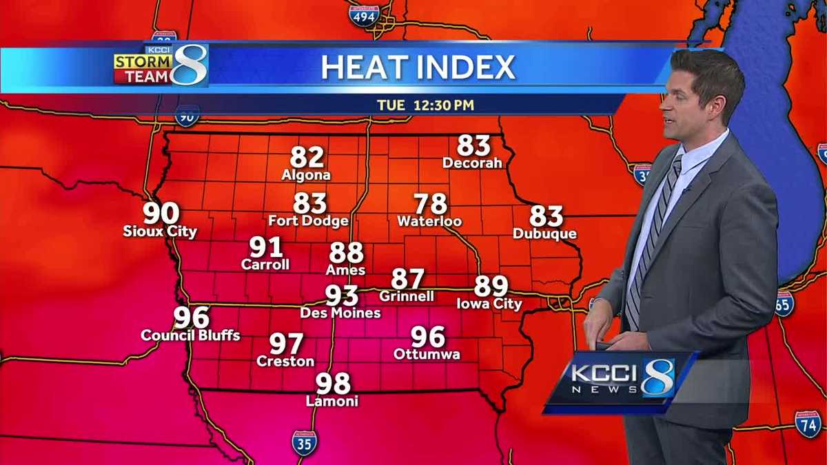Videocast: Morning showers clear for afternoon heat
