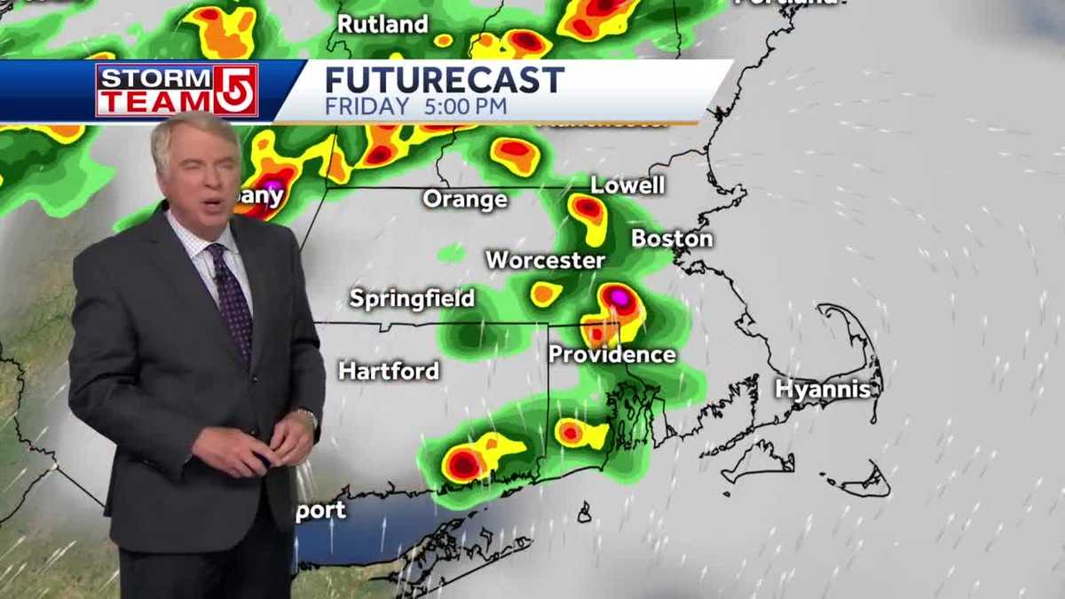 Video: Severe storms possible across Mass. Friday