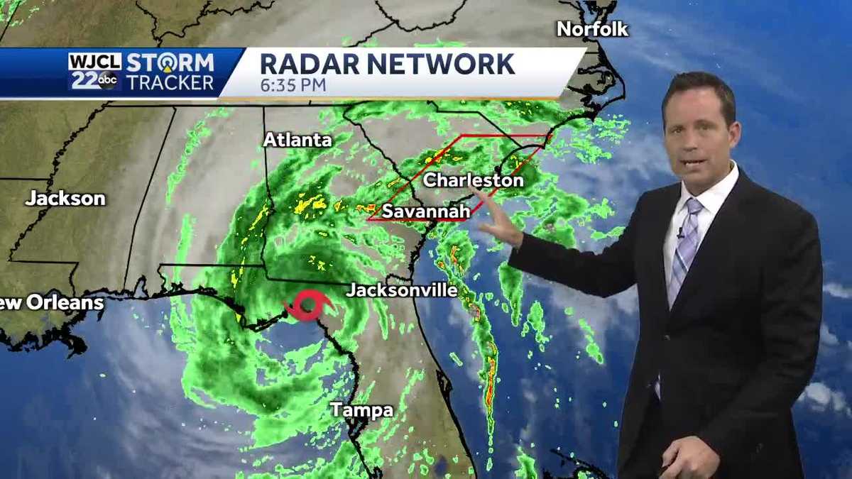 Savannah: Tornado watch continues...when storms, gusty winds exit