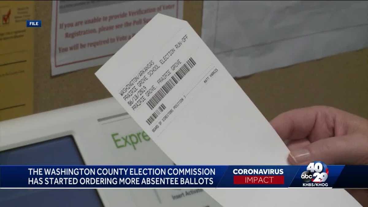 The Washington County election commission has started ordering more ...