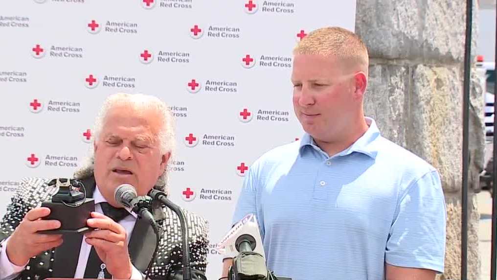 Former New Hampshire officer calls blood donations 'critical'