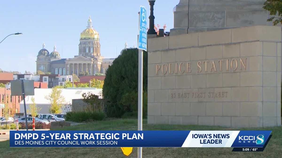 Des Moines Police Department lays out 5-year strategic plan