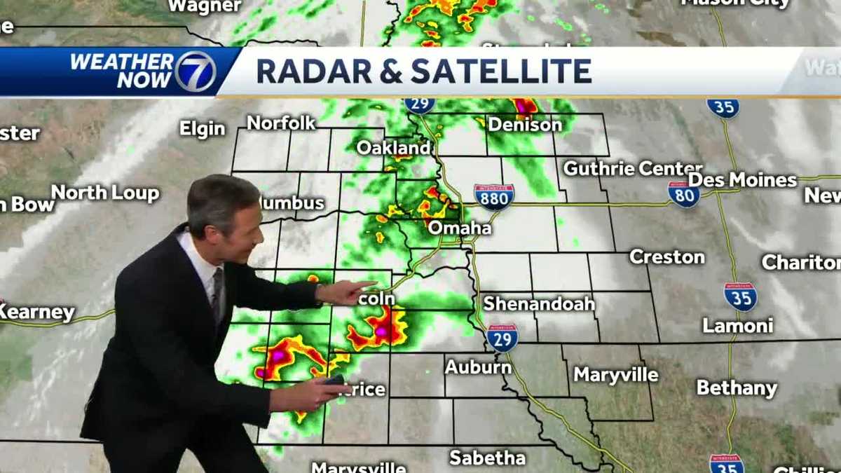 Thunderstorm warnings issued as potentially severe weather approaches Omaha
