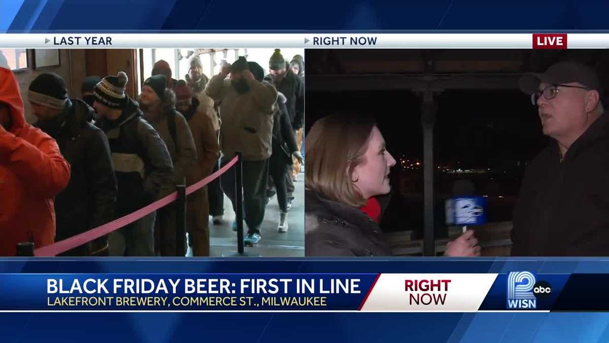 Meet one of the first in line for Black Friday beer at Milwaukee's ...
