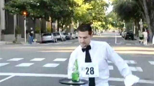 Bastille Day waiter's race