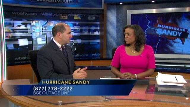 BGE predicts number of storm related outages
