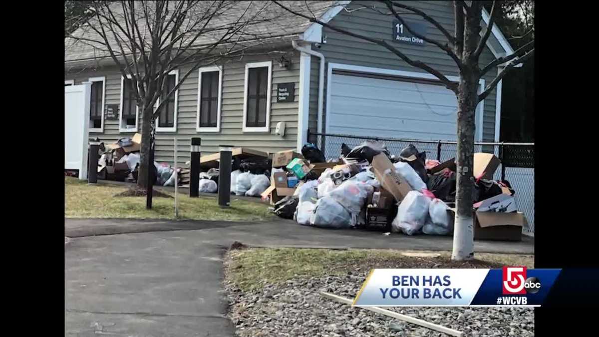 Trash piling up at Mass. apartment complex: Ben Has Your Back