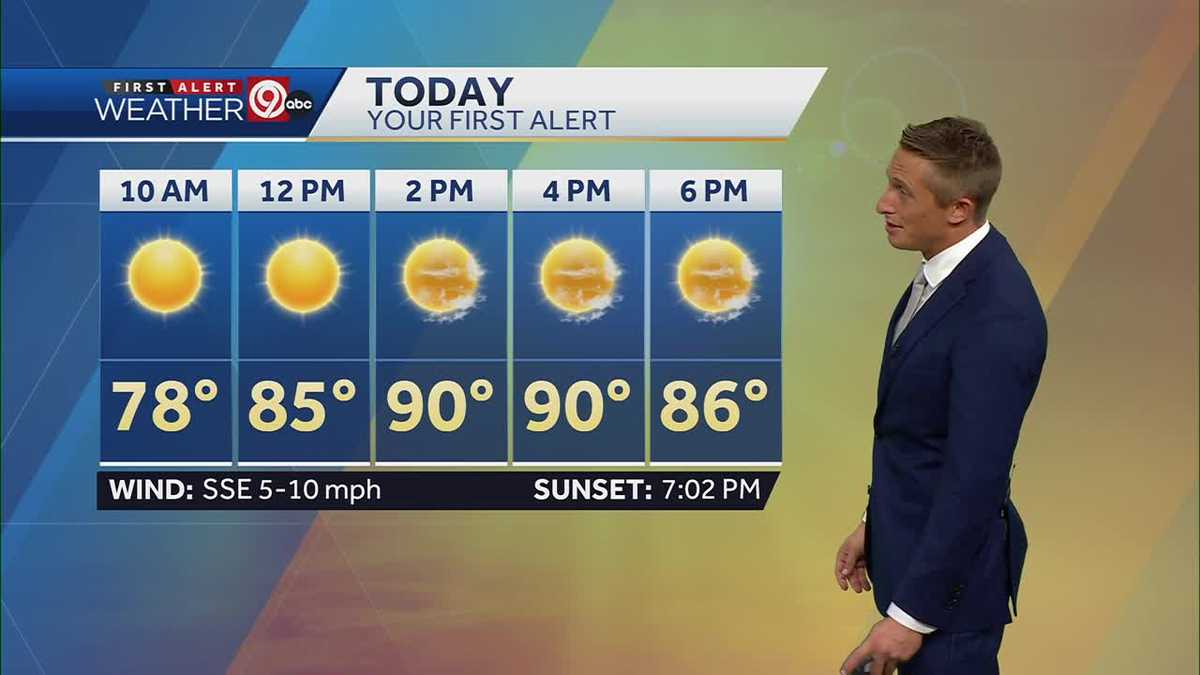 Fall weather will come someday, but not Sunday