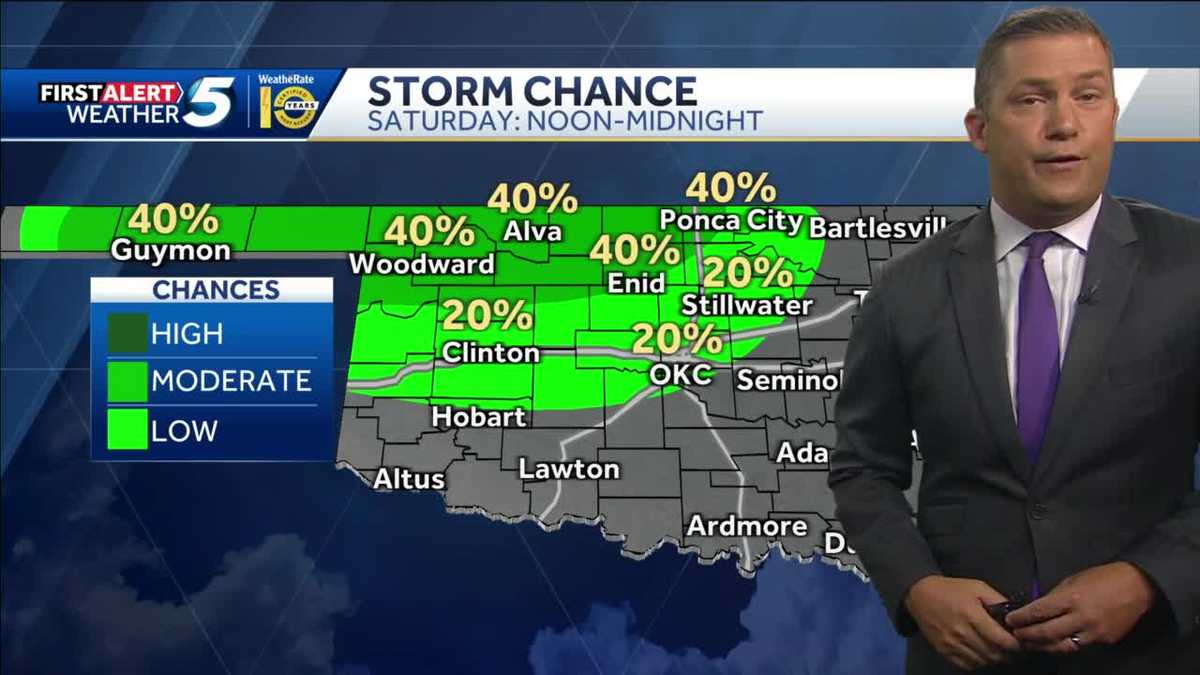 Rain chance increasing