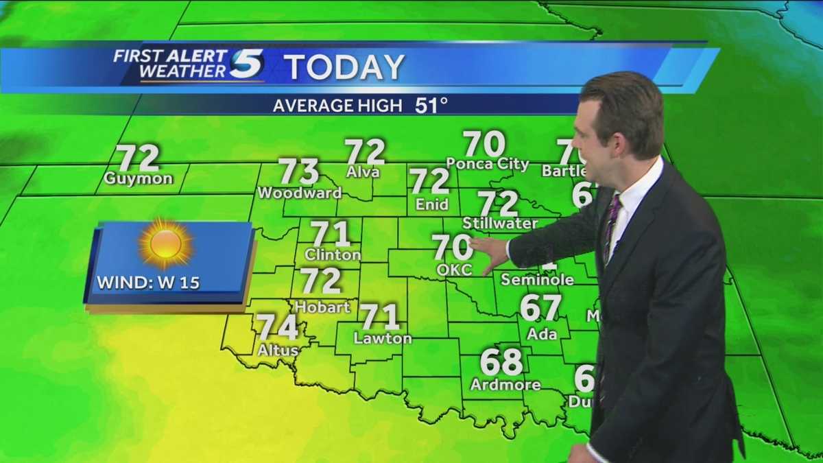 Forecast: Near record highs today and tomorrow