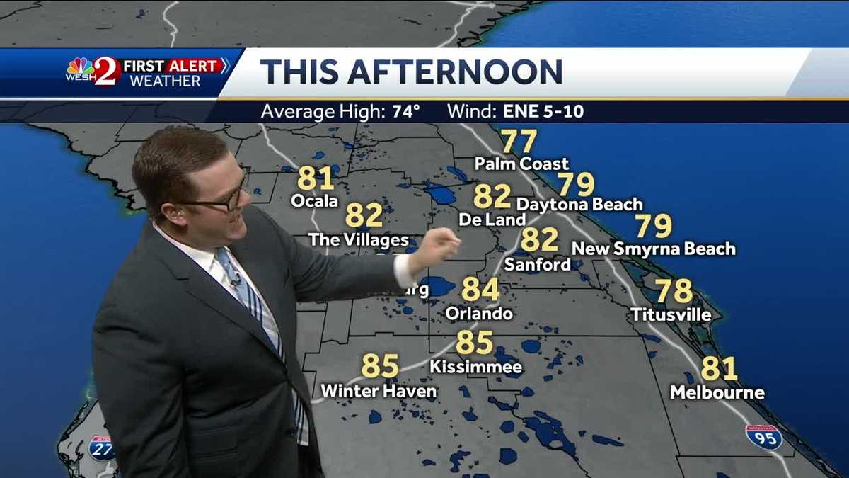 Toasty Sunday forecast