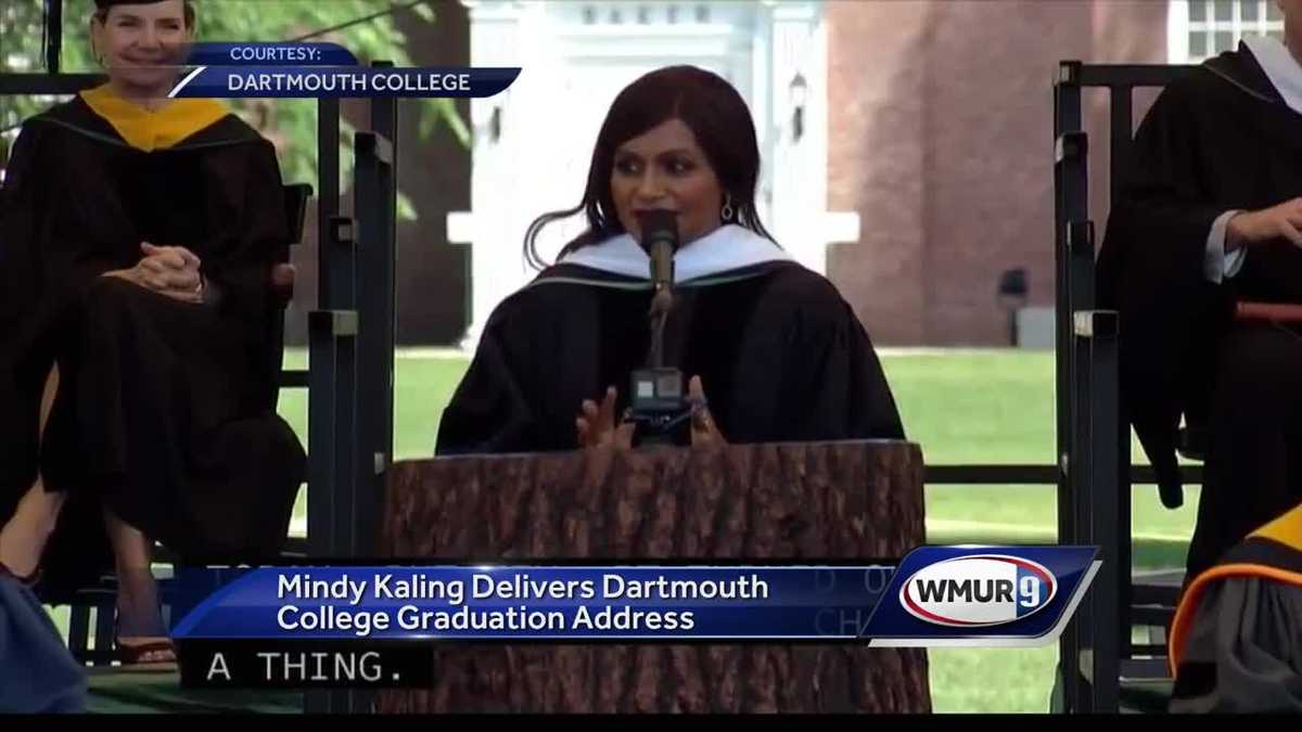 Mindy Kaling Delivers Dartmouth College Graduation Address