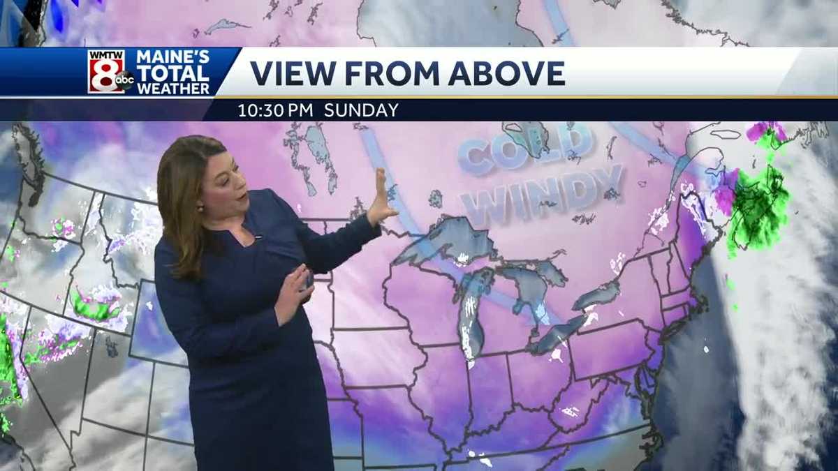 Bitter cold wind Monday, raindrops midweek