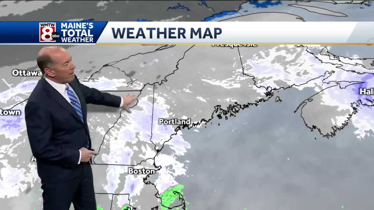 Any snow ends with partial clearing overnight