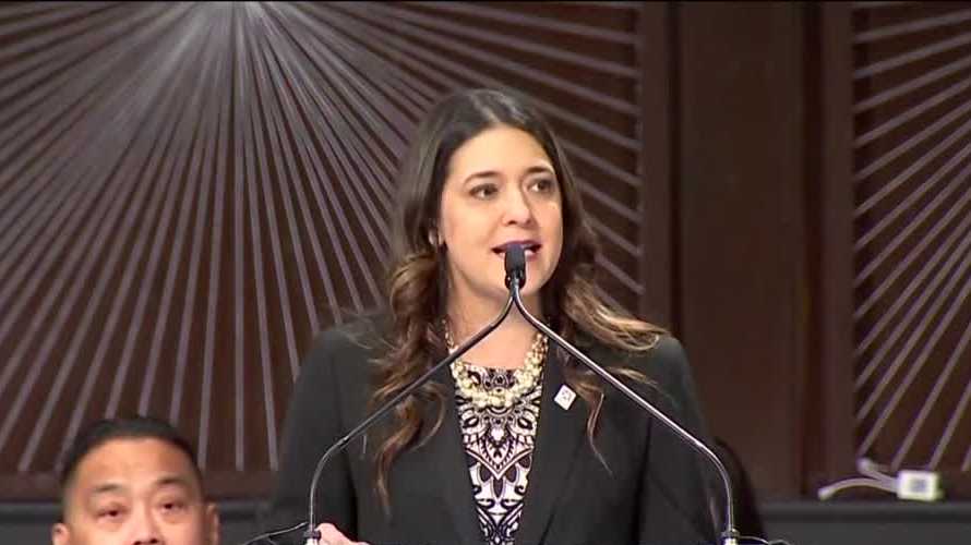 Rep. Stephanie Bice speaks at OKC bombing remembrance ceremony