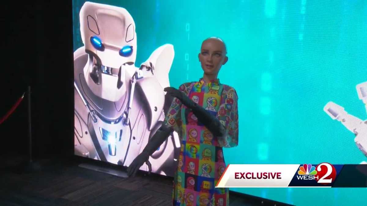 WESH 2 Exclusive: Meeting Sophia the AI Robot