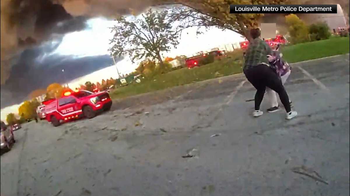 LMPD releases body cam footage, aerials of response to UPS plane crash