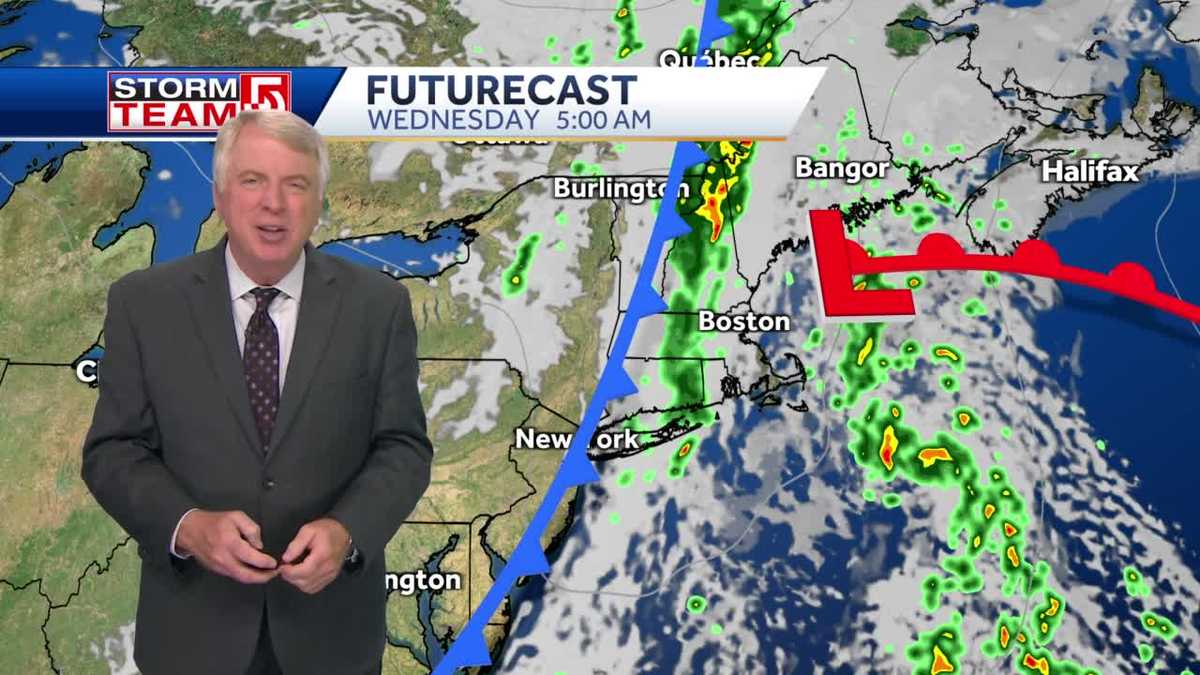 Video: Muggy air to stick around Mass. until rain moves through