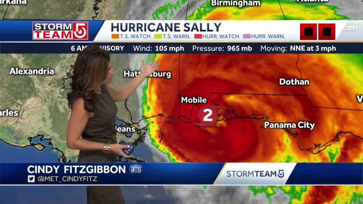 Hurricane Sally makes landfall on Gulf Coast