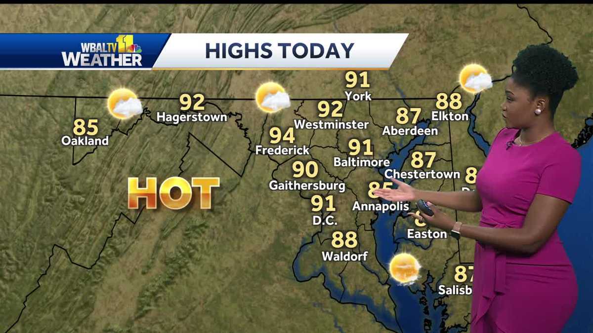 Hot again Thursday, Impact Weather for weekend