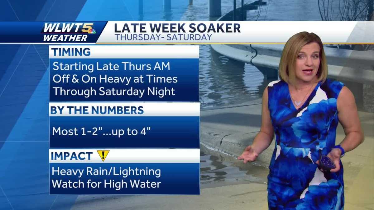 Rain is back before noon tomorrow