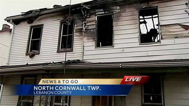 Fire damages North Cornwall Township homes