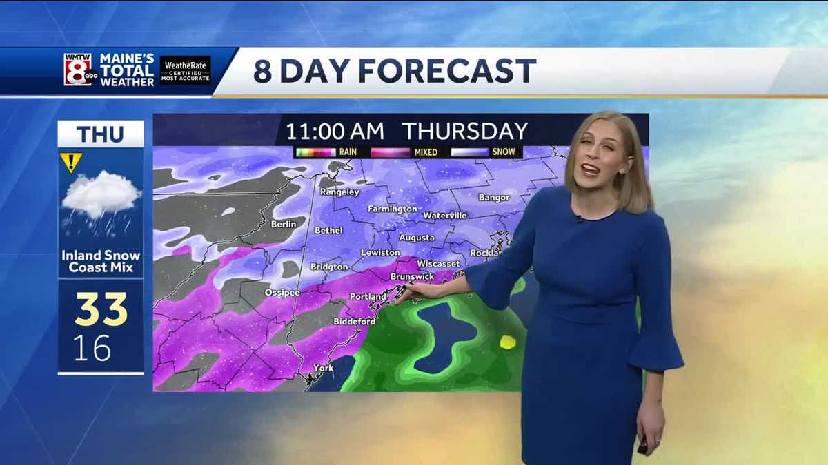 Less frigid with a full moon Tuesday night