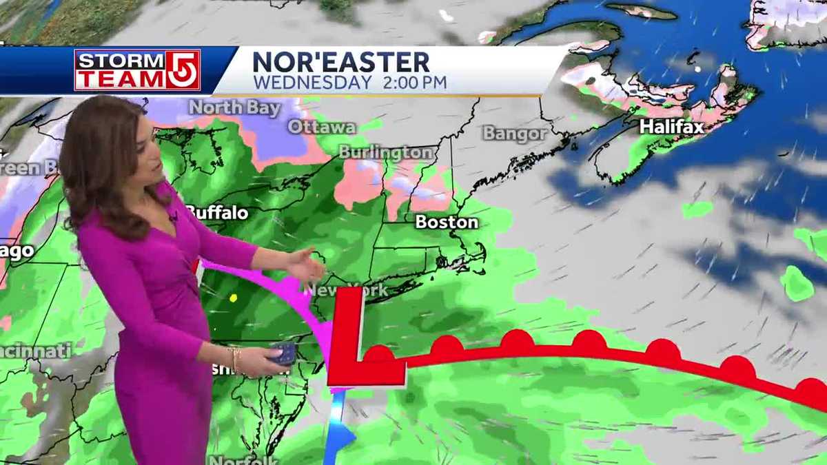 Video: Nor'easter to bring rain, winds, plowable snow to Mass.