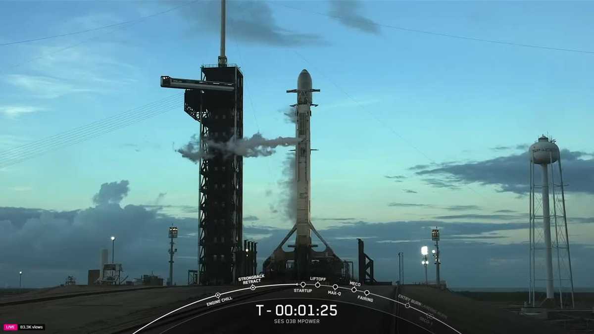 SES O3b mPOWER: SpaceX launch from Central Florida Tuesday