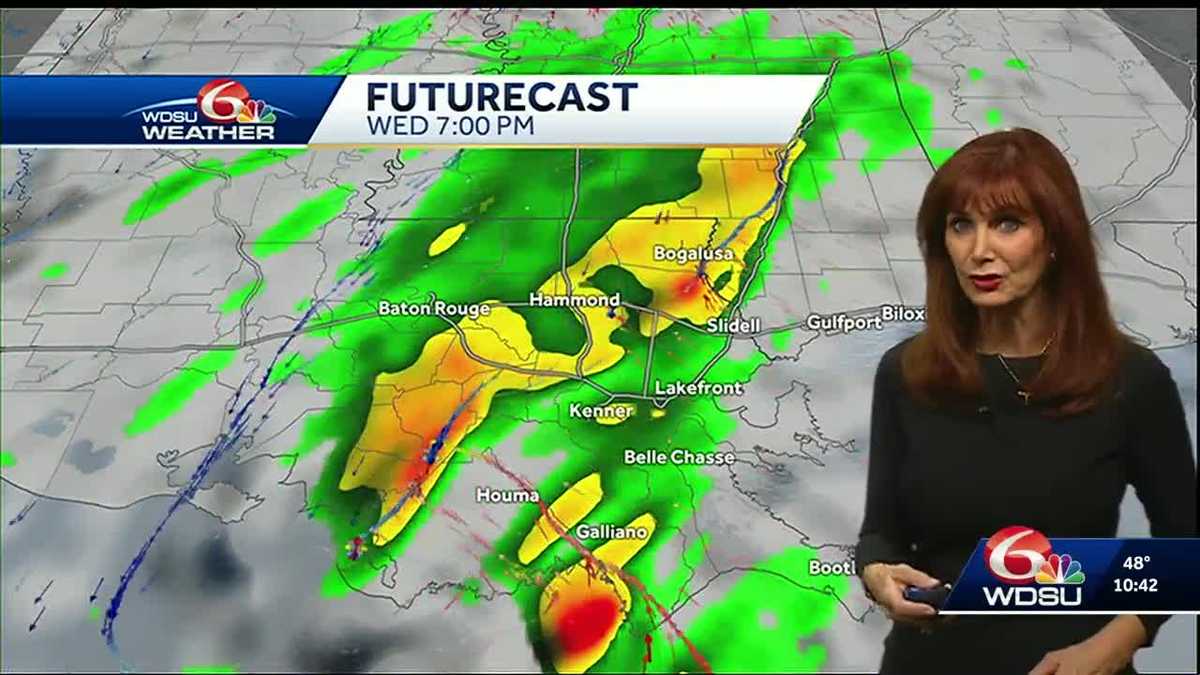 Increasing rain Wednesday