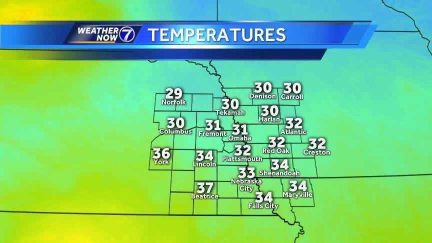 Cold, breezy conditions continue Friday afternoon