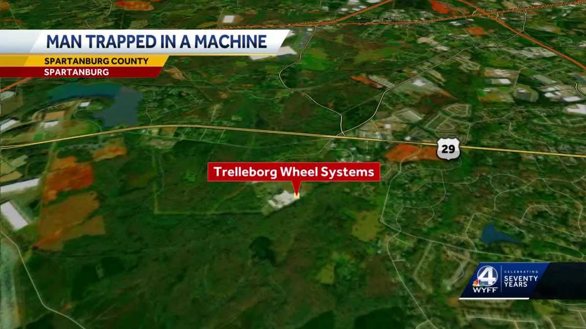 Spartanburg: Man killed after trapped in machine