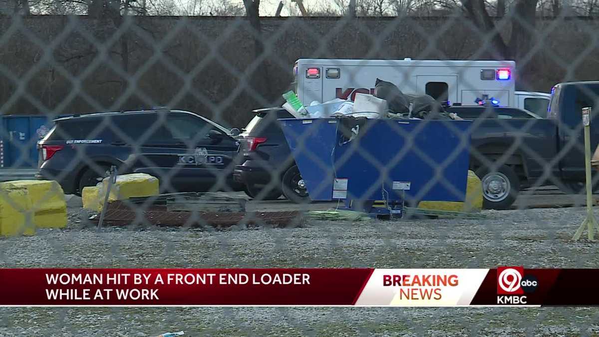 Kansas City woman killed by Volvo front-end loader at workplace