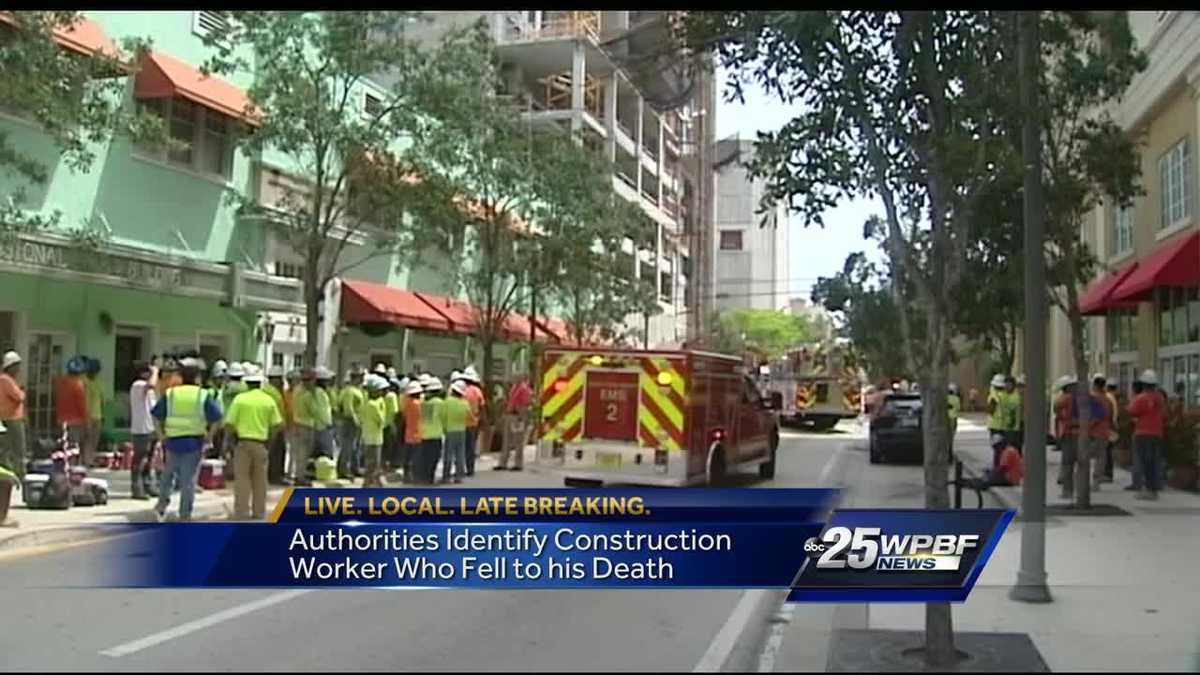 Authorities identify construction worker who fell to his death