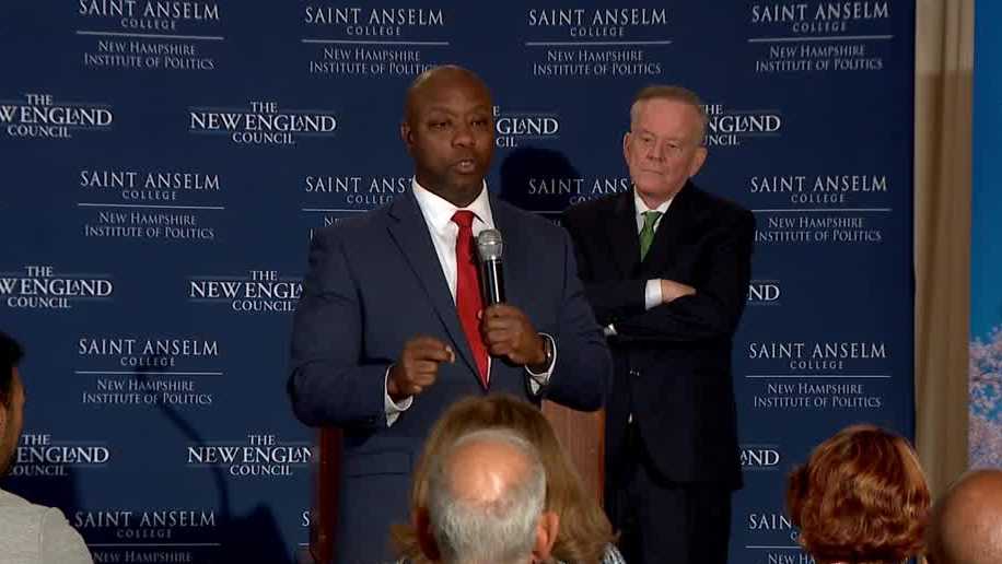 Scott praises NH voters as 'really intelligent, really engaged'