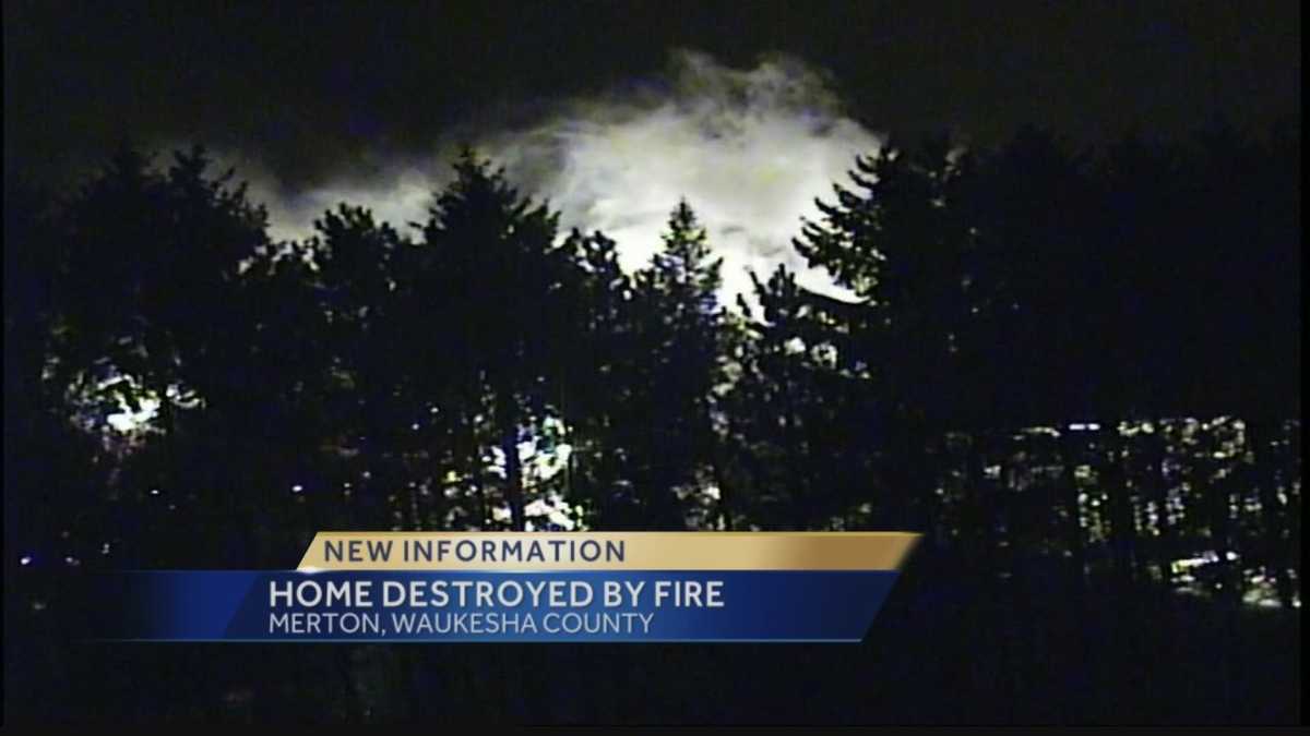 Town of Merton home destroyed by fire