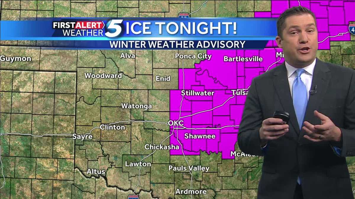 Winter weather advisory issued for parts of Oklahoma