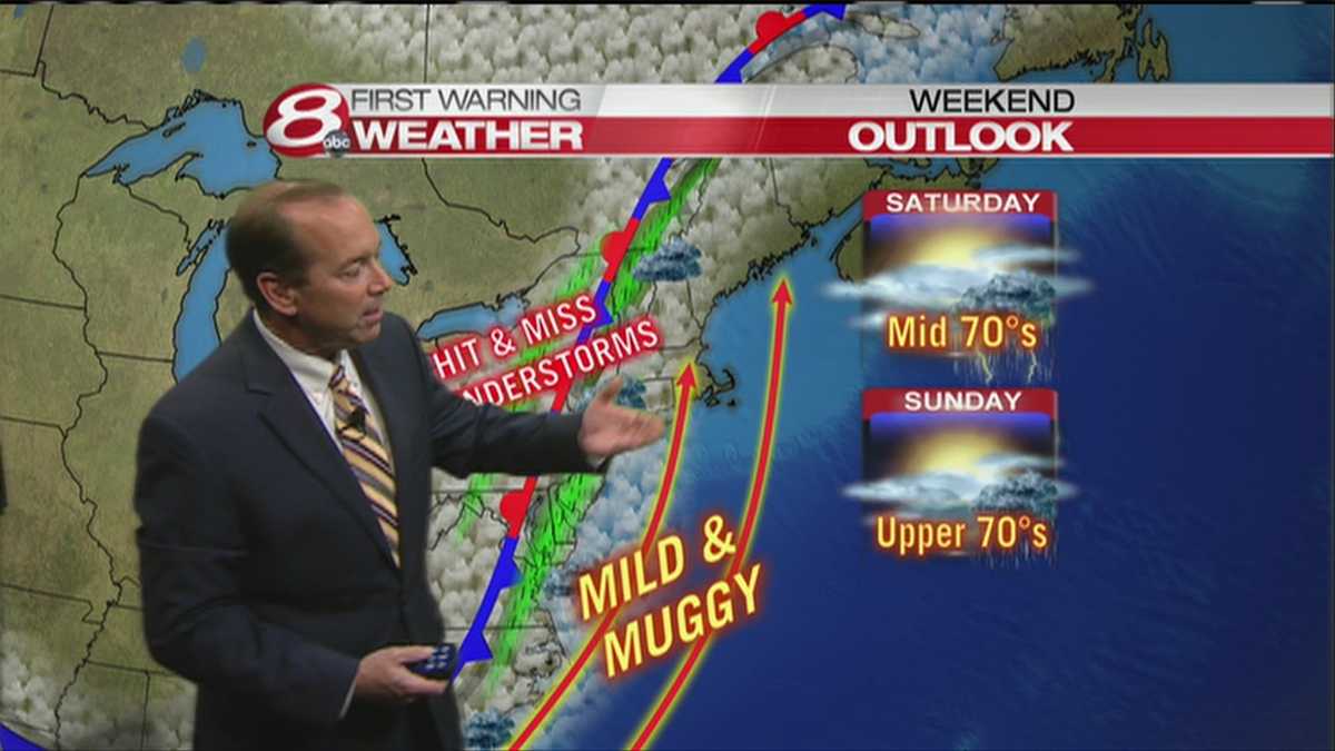 WMTW News 8 First Warning Weather Saturday forecast