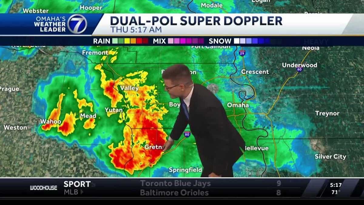 Omaha morning weather forecast for Thursday, July 31