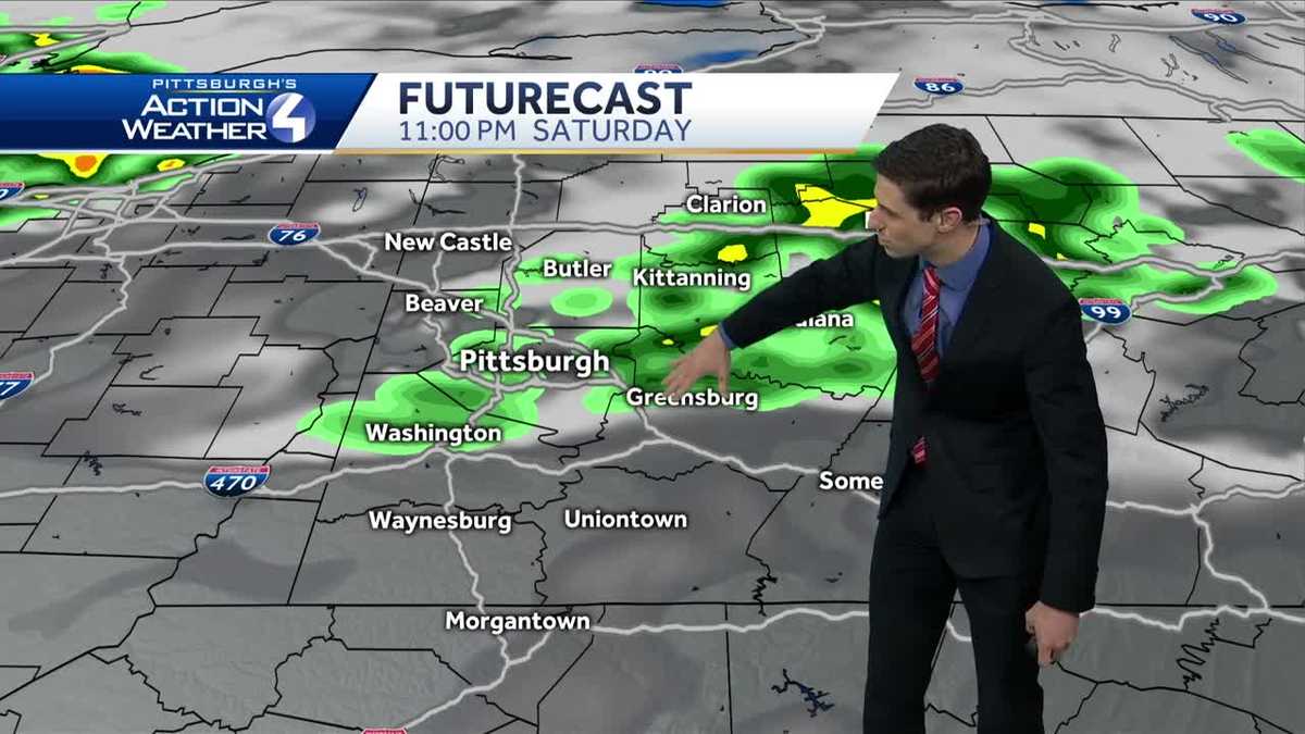 Chance for rain tonight; tracking a few storms early Sunday