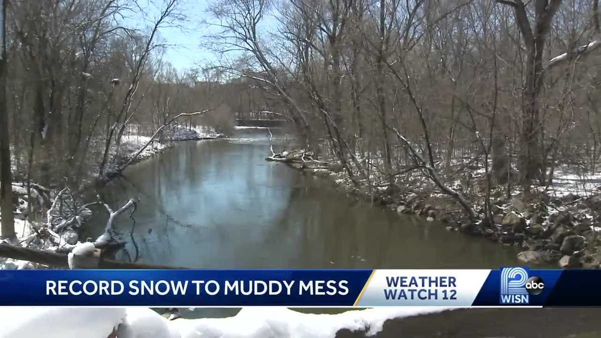 Record snowfall, quick melting, could lead to muddy mess