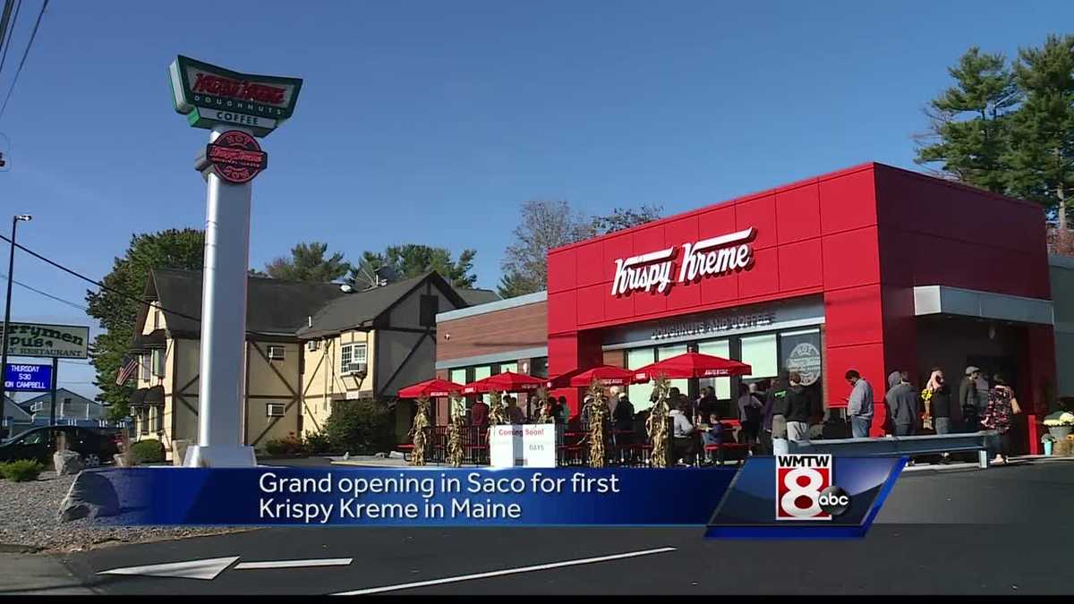 Maine's first Krispy Kreme officially open for business
