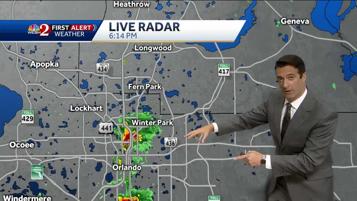 Cooler weather arrives Sunday!