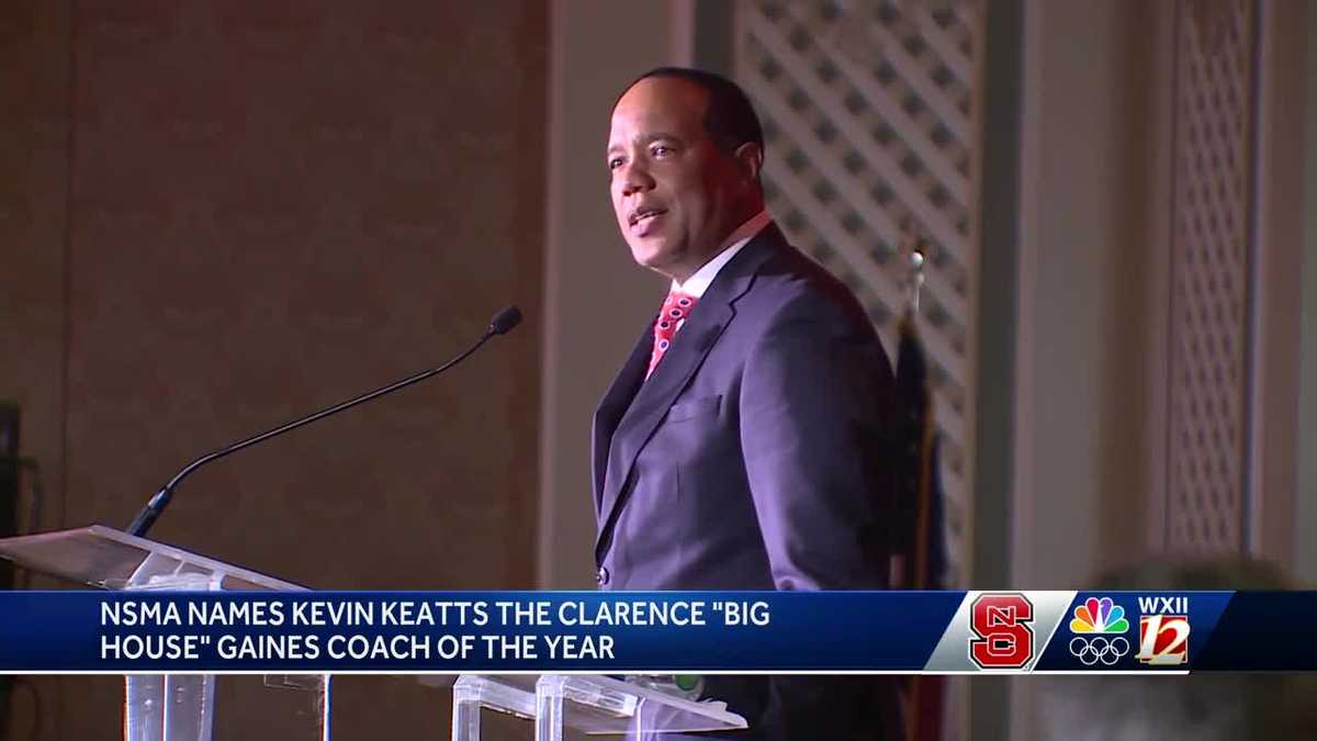 Kevin Keatts receives honor at this years NSMA Awards Banquet
