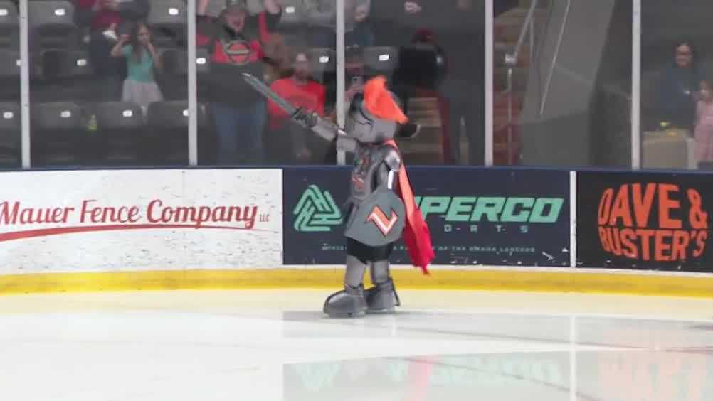 Omaha Lancers retires current mascot; debuts new one - KETV