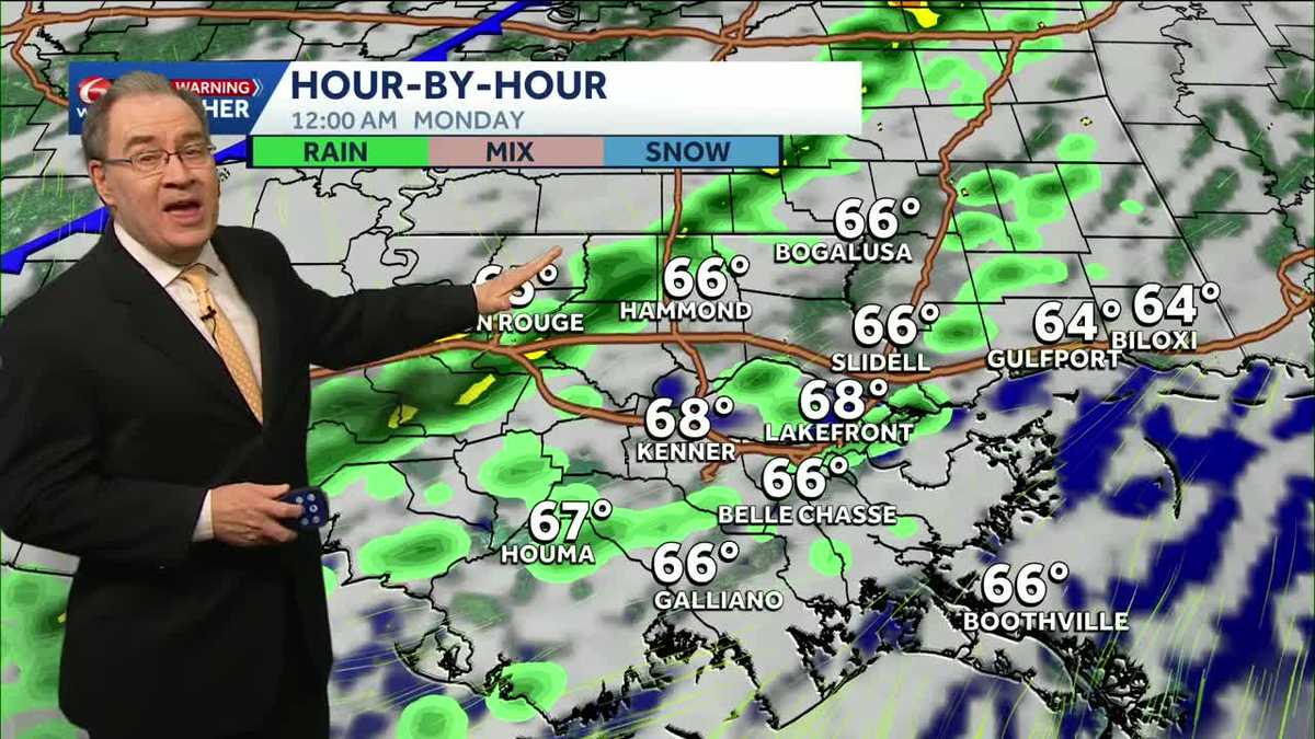 Tracking the next front that brings storms and much colder air