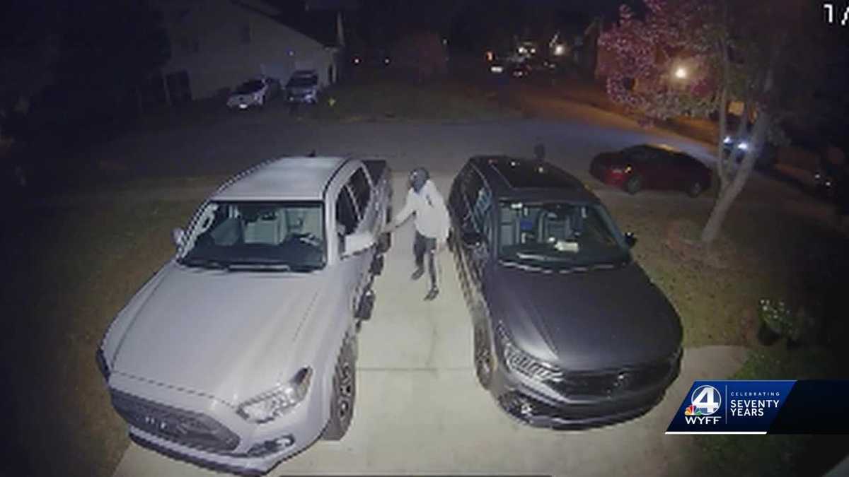 Series Of Vehicle Break Ins And Attempted Break Ins Caught On Camera In