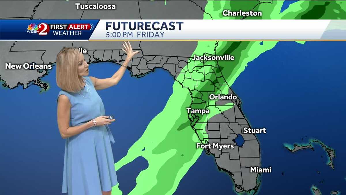 Tracking rain later in the week